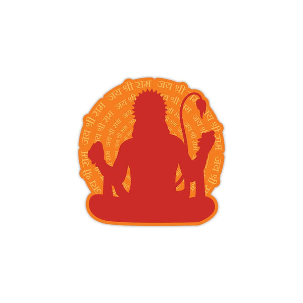 Calm Hanuman Ji Sticker Fantastick