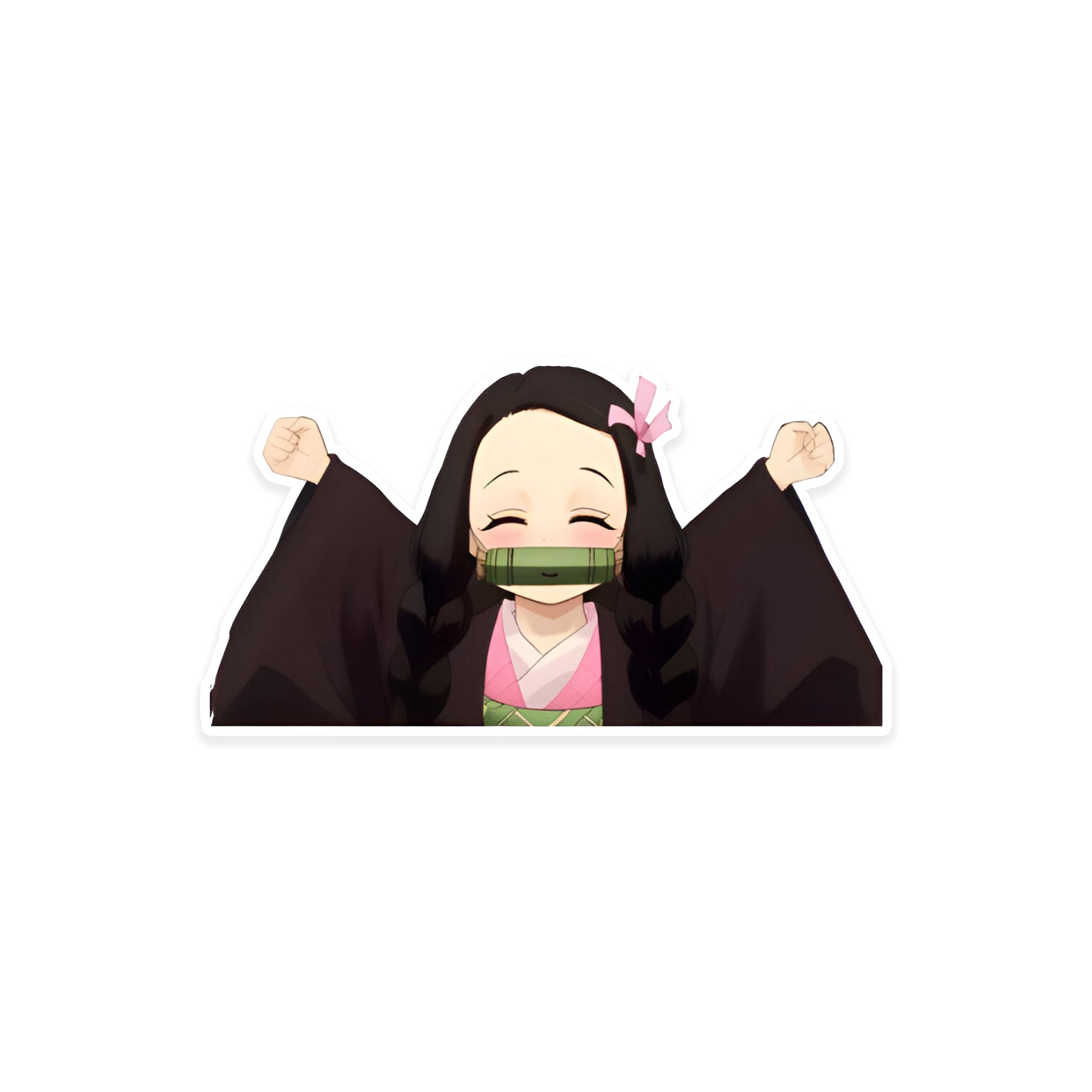 Cute nezuko anime sticker – Fantastick