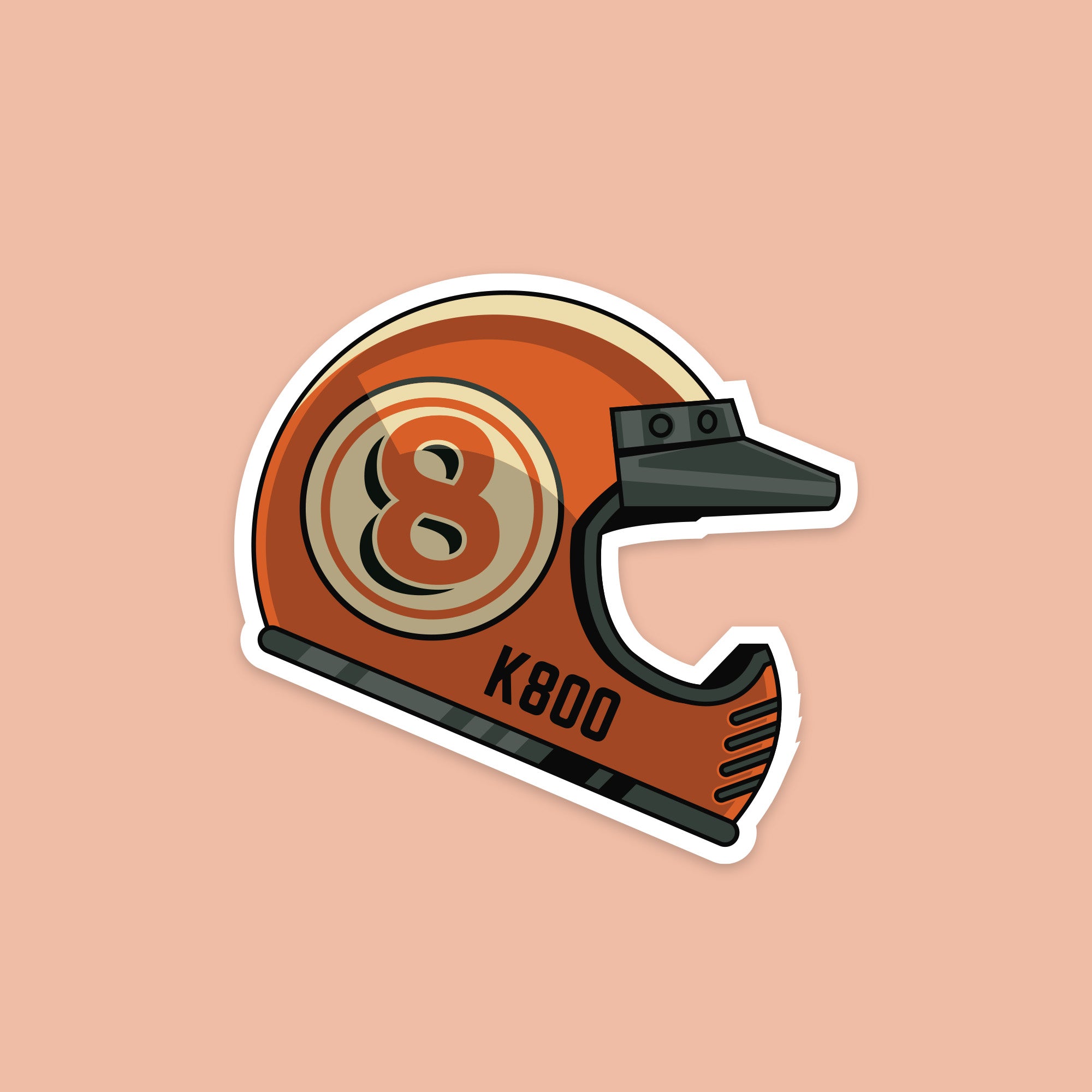 Biker Stylish Helmet Sticker – Fantastick