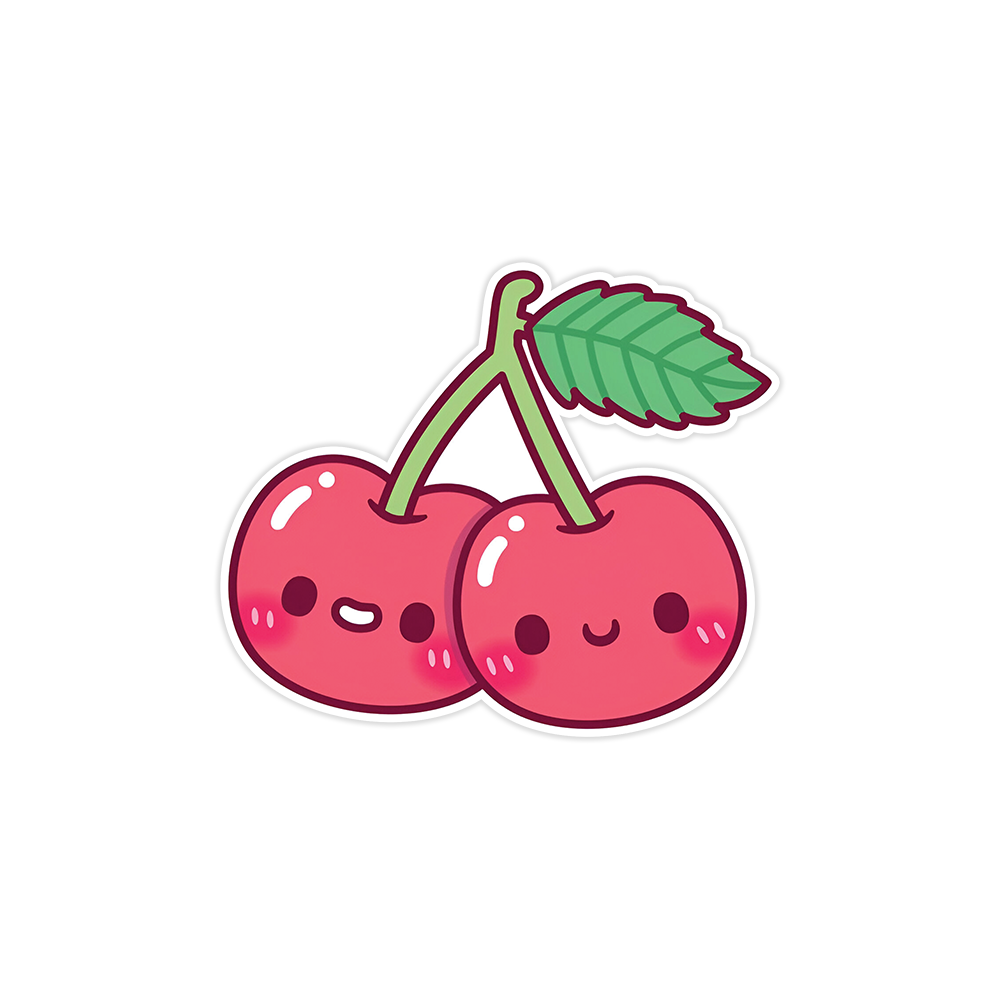 Cute Cherries Sticker – Fantastick