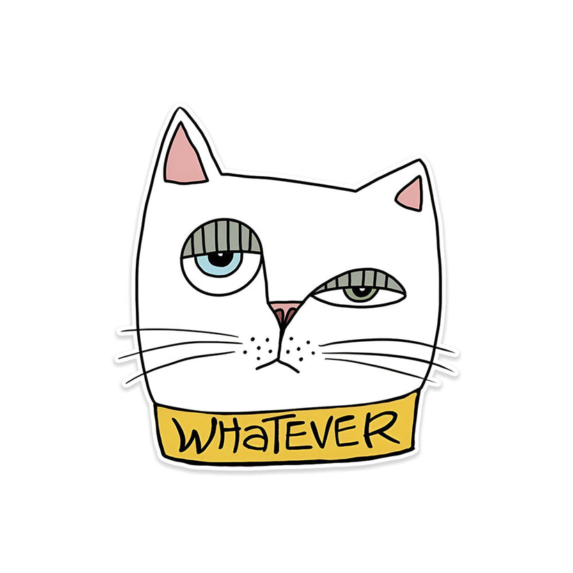 Whatever cat meme sticker – Fantastick