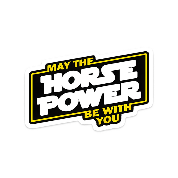 Horse power car sticker – Fantastick