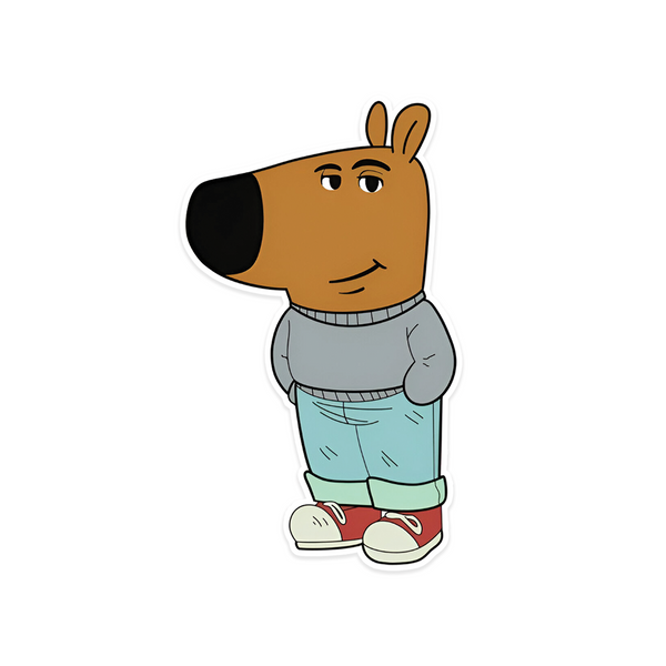 Chill guy meme sticker – Fantastick