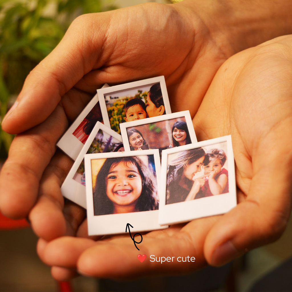 Adorable Custom Gifts: Mini Polaroid Fridge Magnets by Fantastick