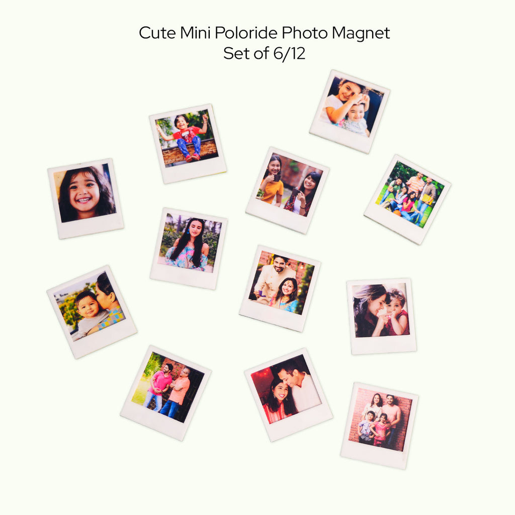 Adorable Custom Gifts: Mini Polaroid Fridge Magnets by Fantastick