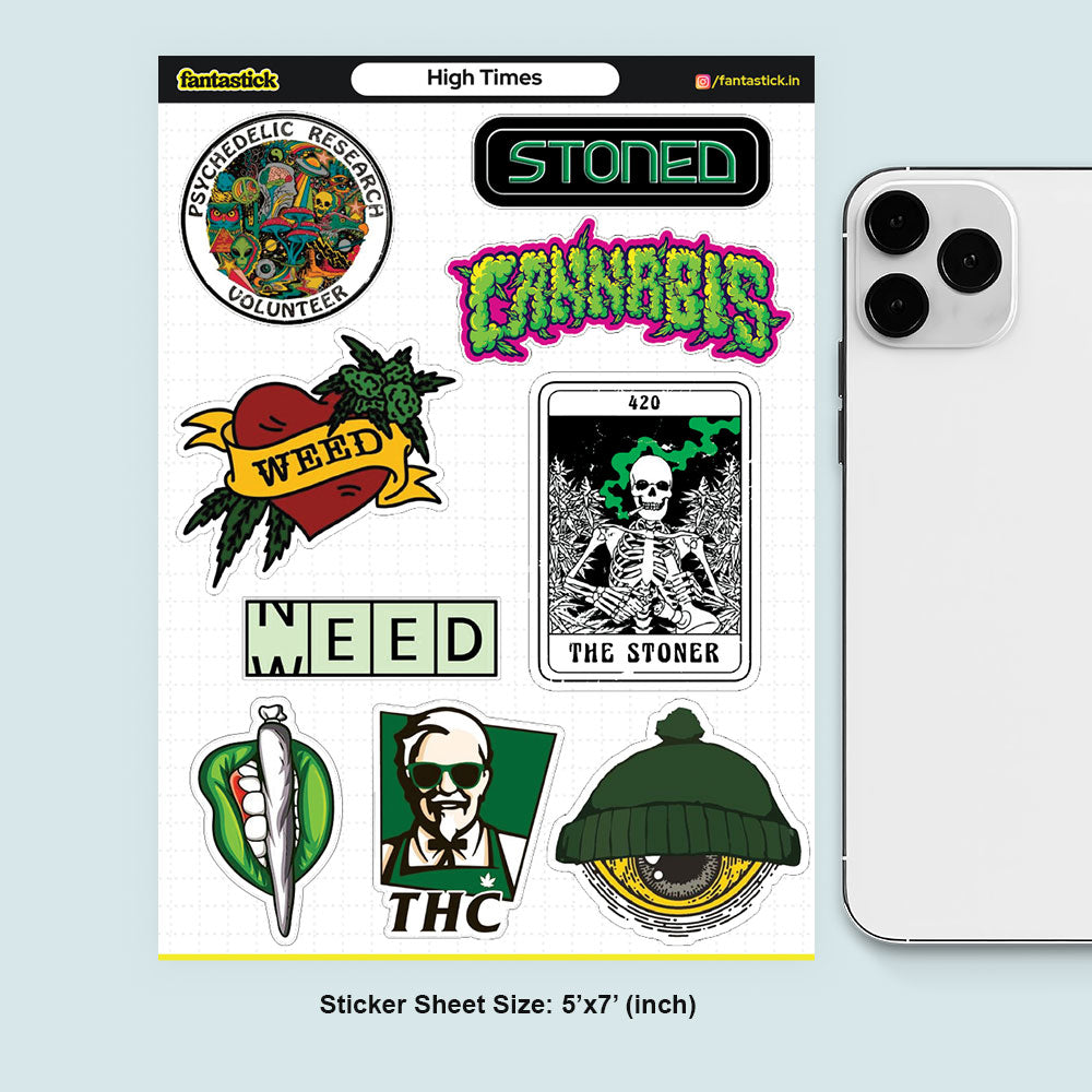 High Times Sticker Sheet – Fantastick