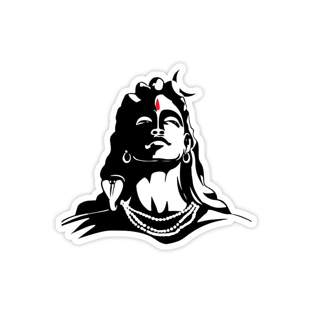 Elevate Your Phone Style with Adiyogi Mobile Sticker - Fantastick