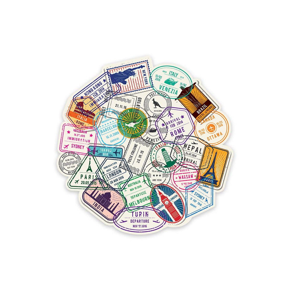 Buy Travel Stickers Online in India and Relive Every Journey | Fantastick